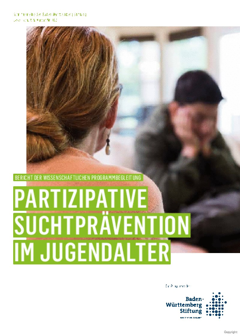 Partizipative Suchtprävention im Jugendalter - Baden-Württemberg Stiftung
