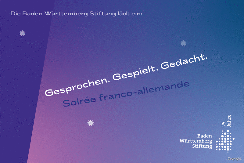 Gesprochen. Gespielt. Gedacht. Soirée franco-allemande - Baden ...